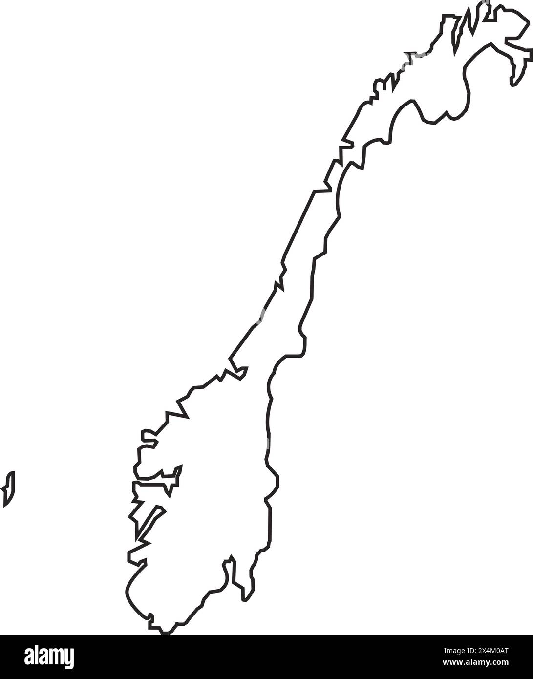 Norway map icon vector illustration symbol design Stock Vector Image ...