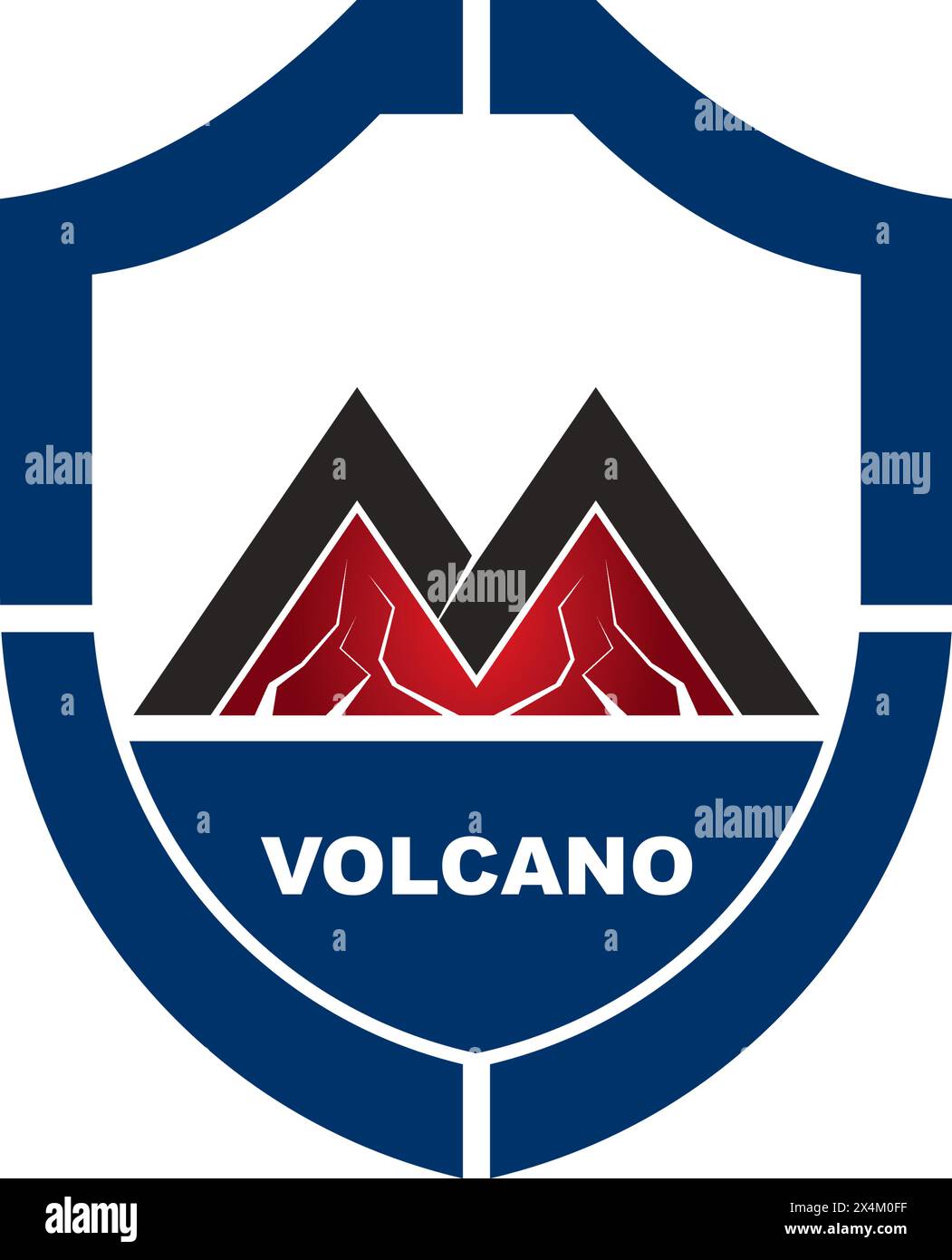 Volcano logo hi-res stock photography and images - Alamy