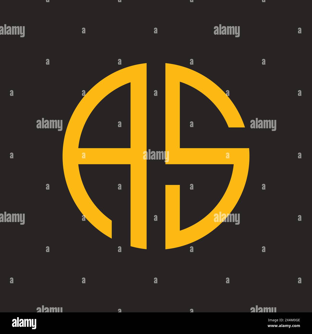 A and S letter logo,vector illustration template design Stock Vector ...