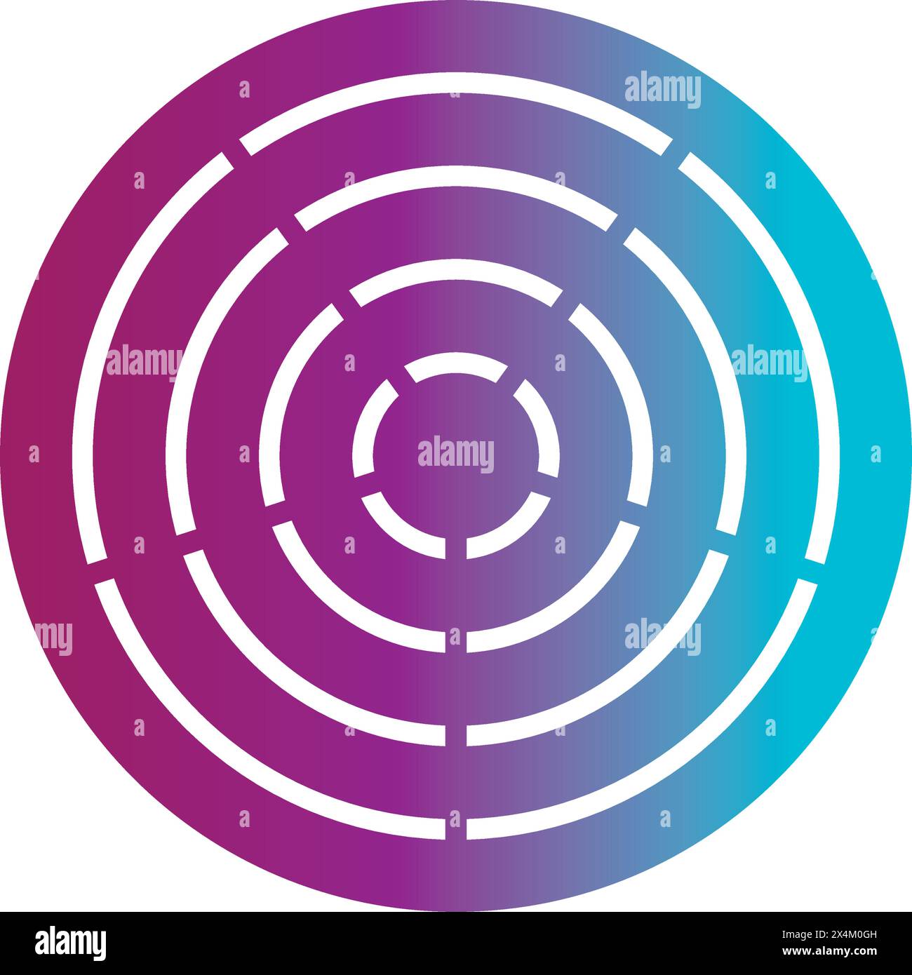 Colorful Gradient Circles logo vector illustration background design ...