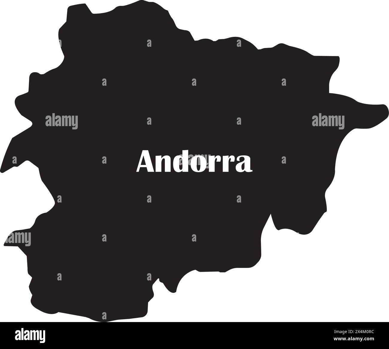 Andorra map icon vector illustration symbol design Stock Vector Image ...