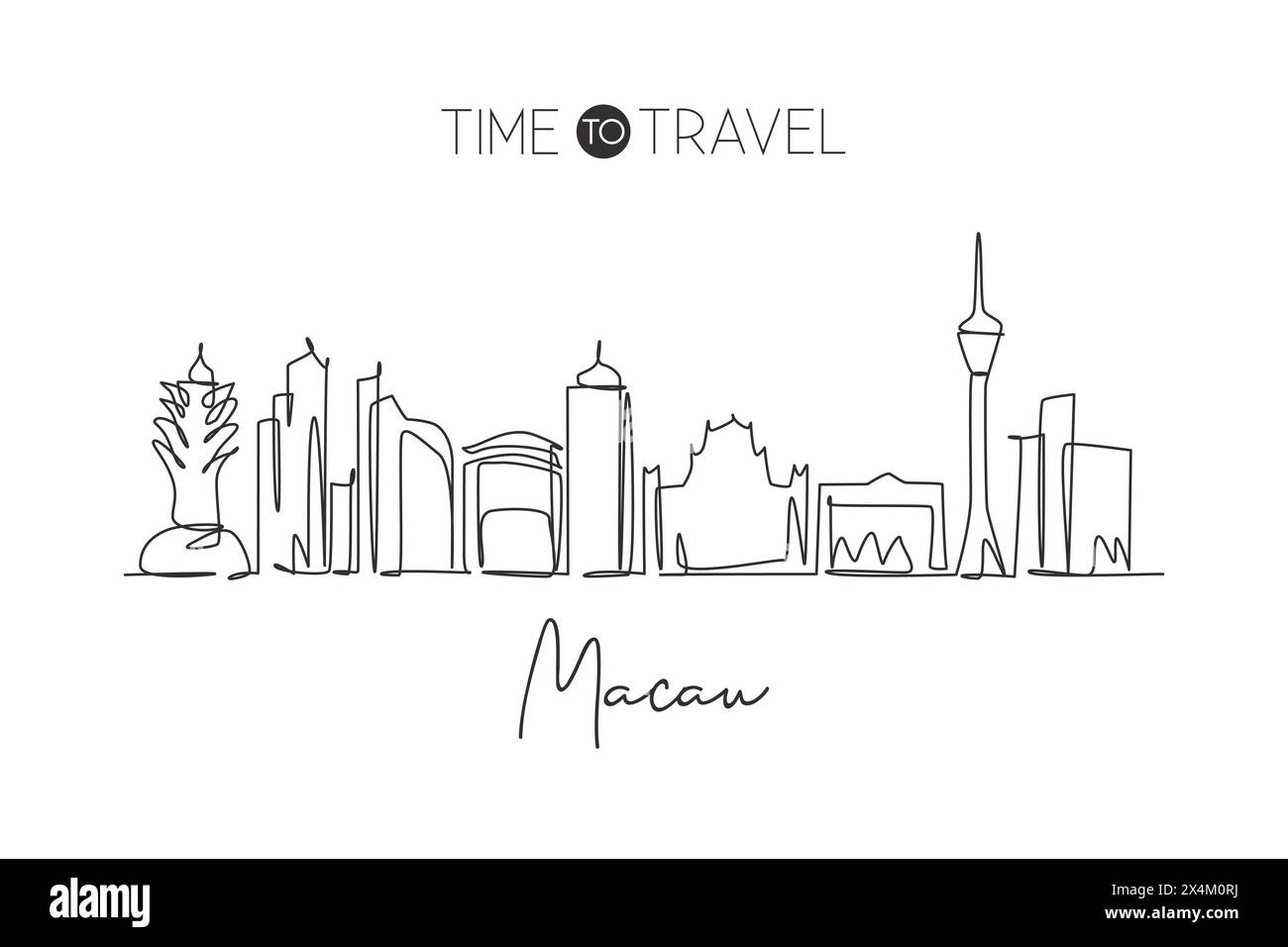 Macao city view Cut Out Stock Images & Pictures - Alamy