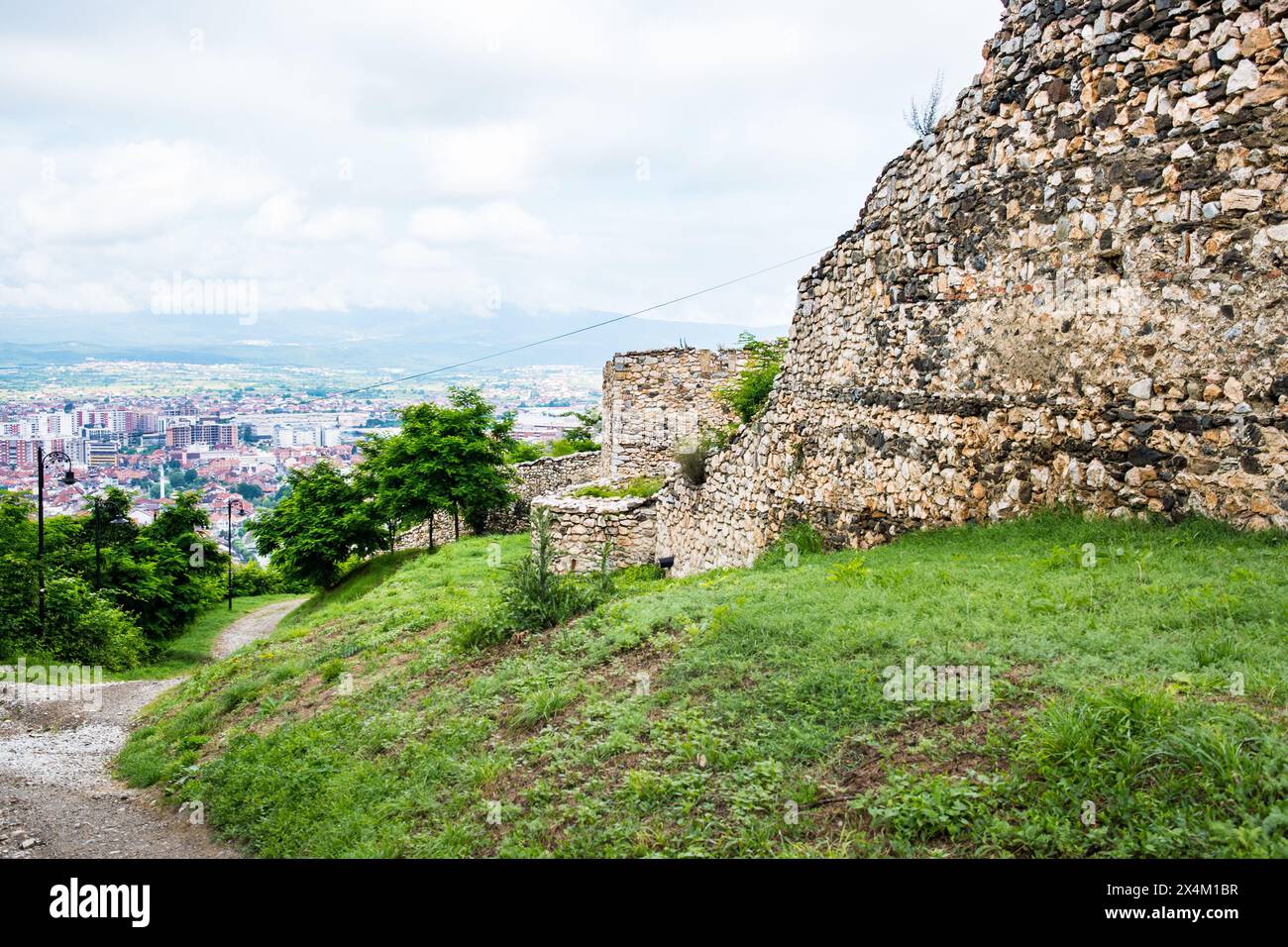 The castle walls of Prizren castle in Kosovo Stock Photo - Alamy