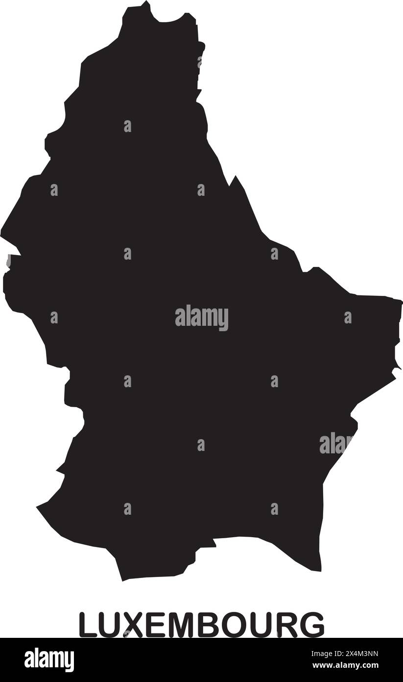 Luxembourg Map Icon vector illustration symbol design Stock Vector ...
