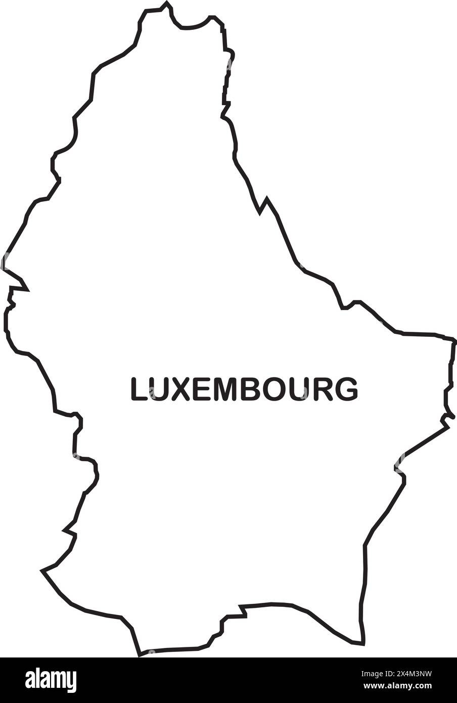 Luxembourg Map Icon vector illustration symbol design Stock Vector ...