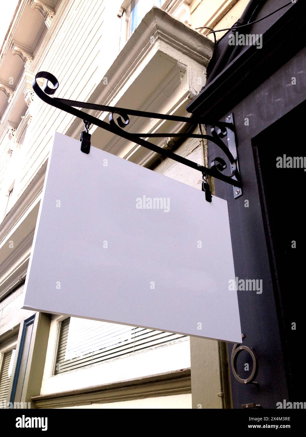 Outdoor Sign Mockup for Logo. 3D Rendering Stock Photo - Alamy