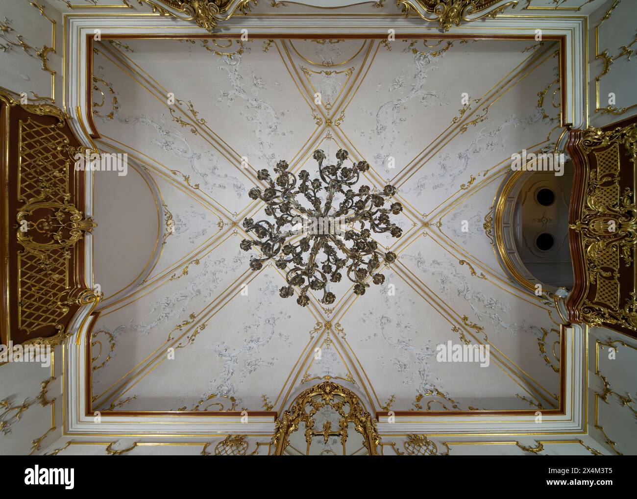 Details of the Szabo Ervin library in Budapest, Hungary Stock Photo - Alamy