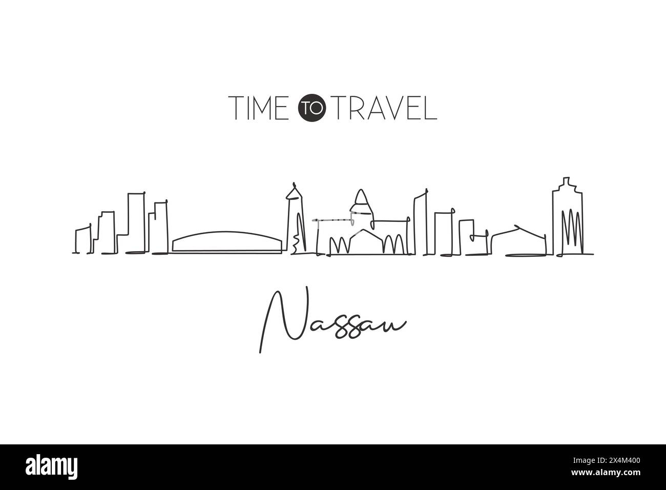 Nassau harbor bahamas Stock Vector Images - Alamy