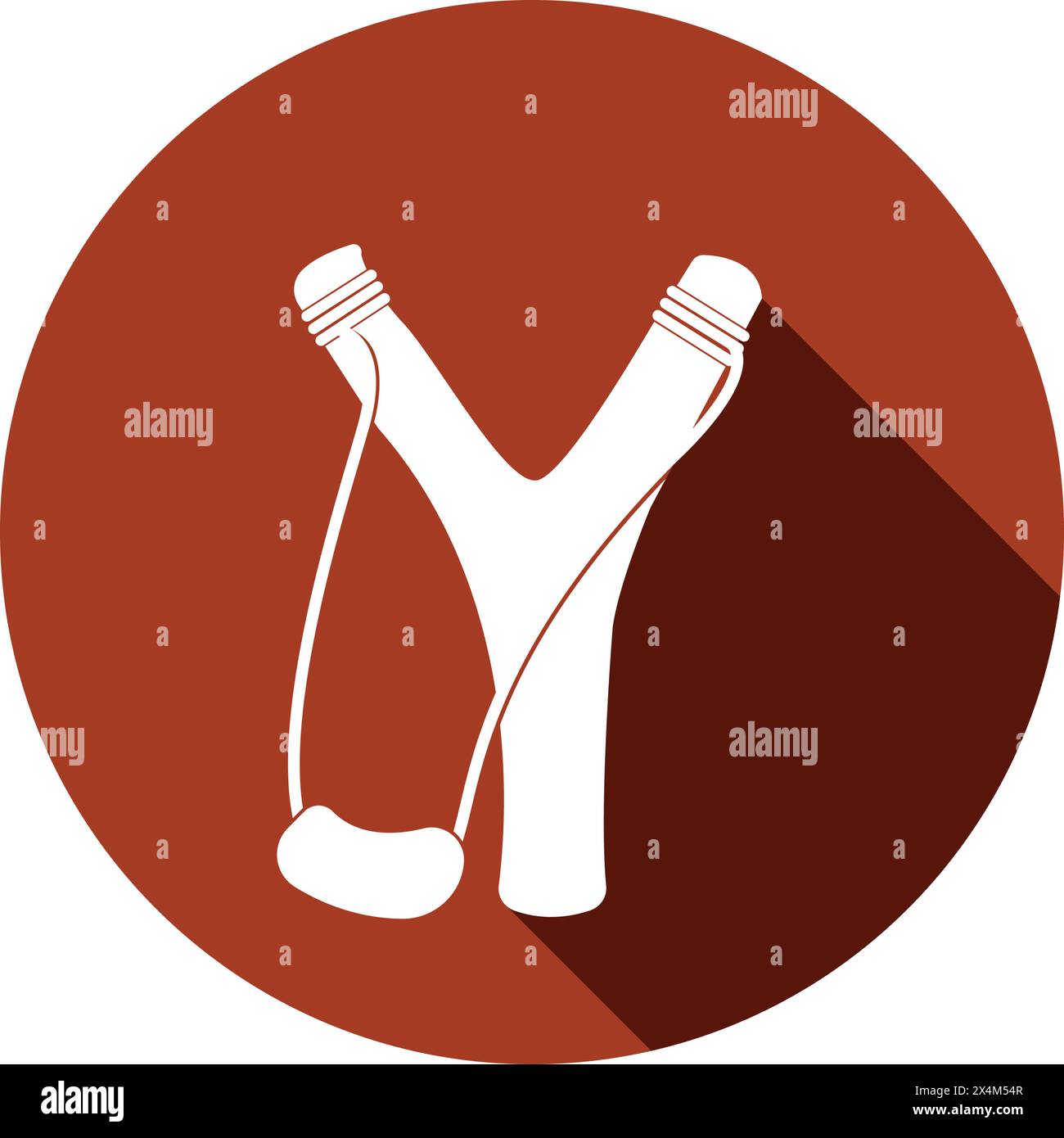 slingshot vector icon,illustration template design Stock Vector Image ...