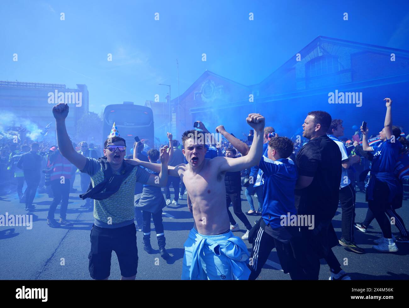 Ipswich Town fans ahead of the Sky Bet Championship match at Portman ...