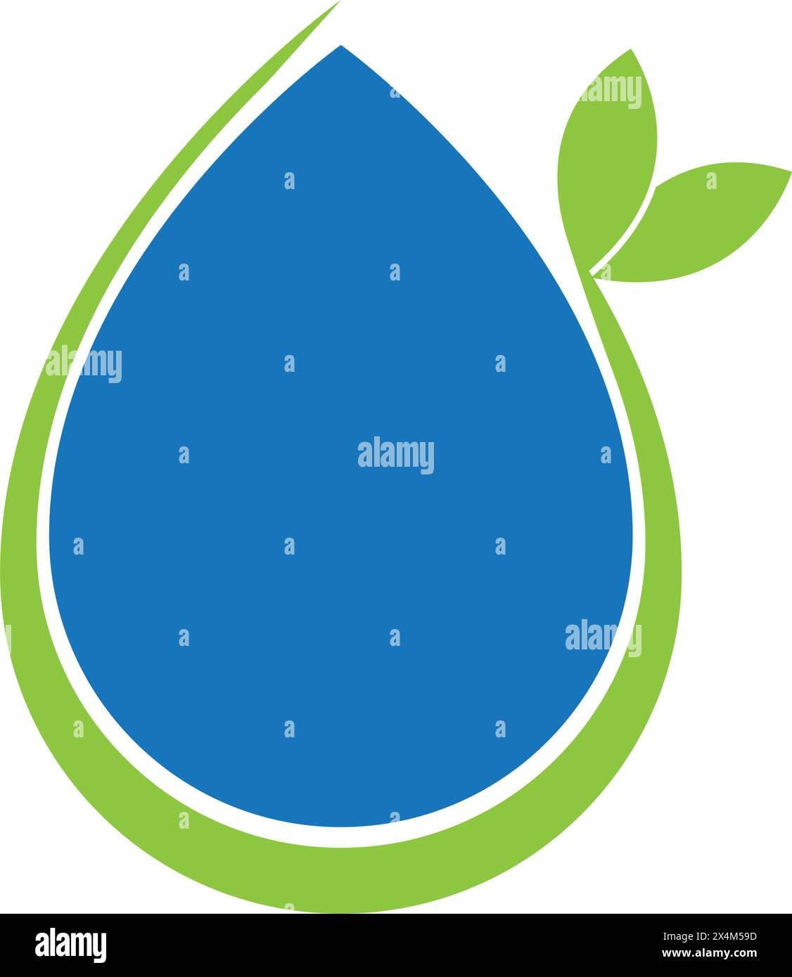 Raindrop logo template hi-res stock photography and images - Alamy