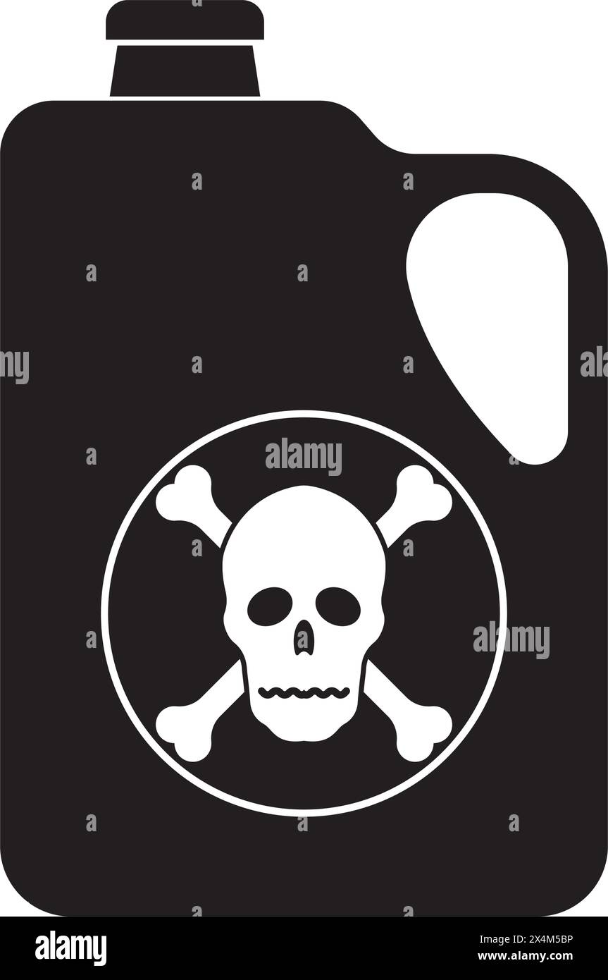 nuclear waste drum icon, radioactive waste,vector illustration symbol ...