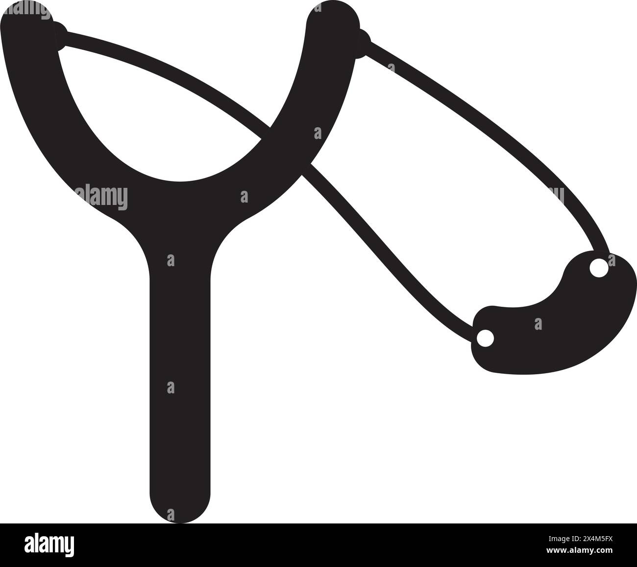 slingshot vector icon,illustration template design Stock Vector Image ...