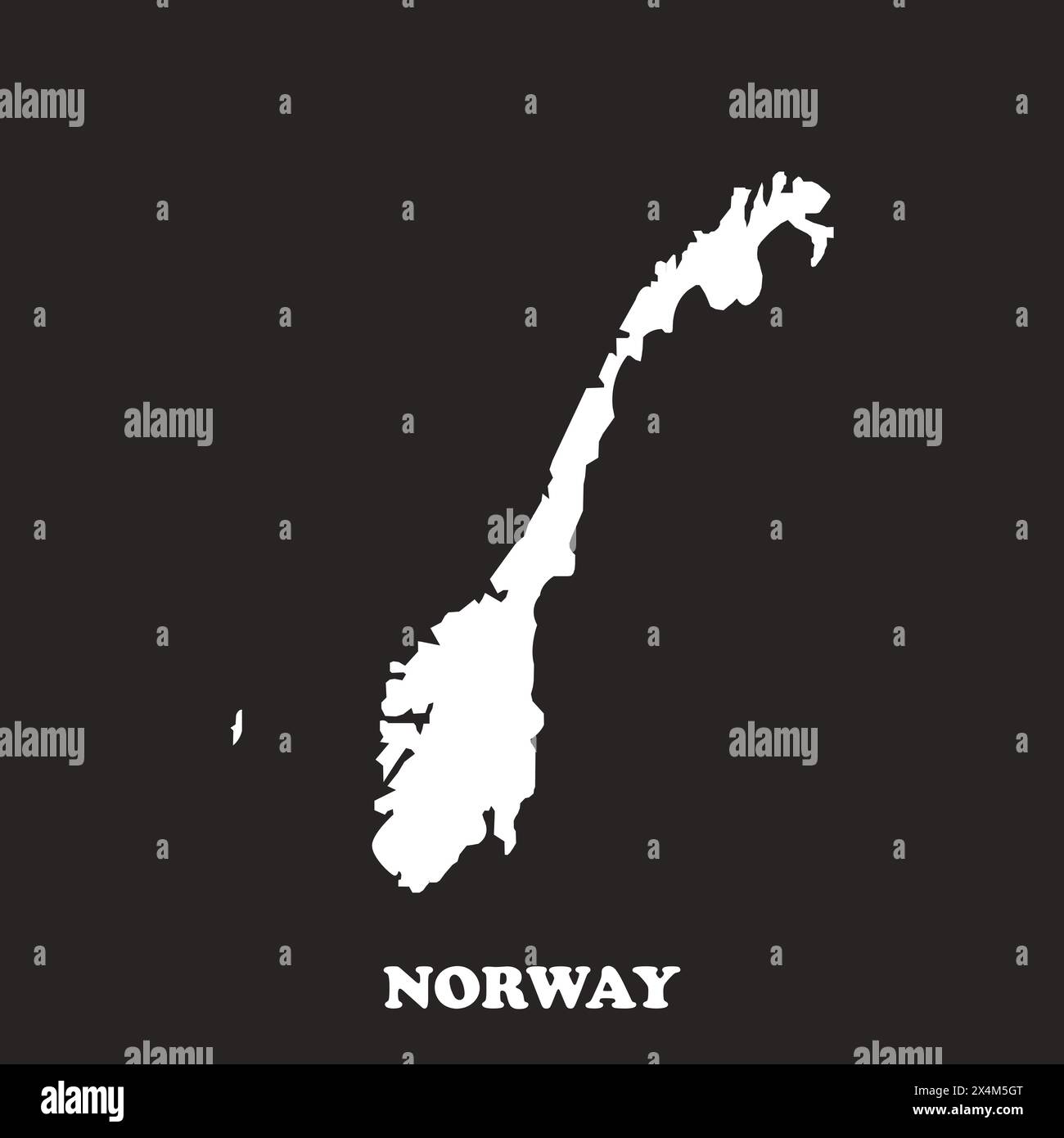 Norway map icon vector illustration symbol design Stock Vector Image ...