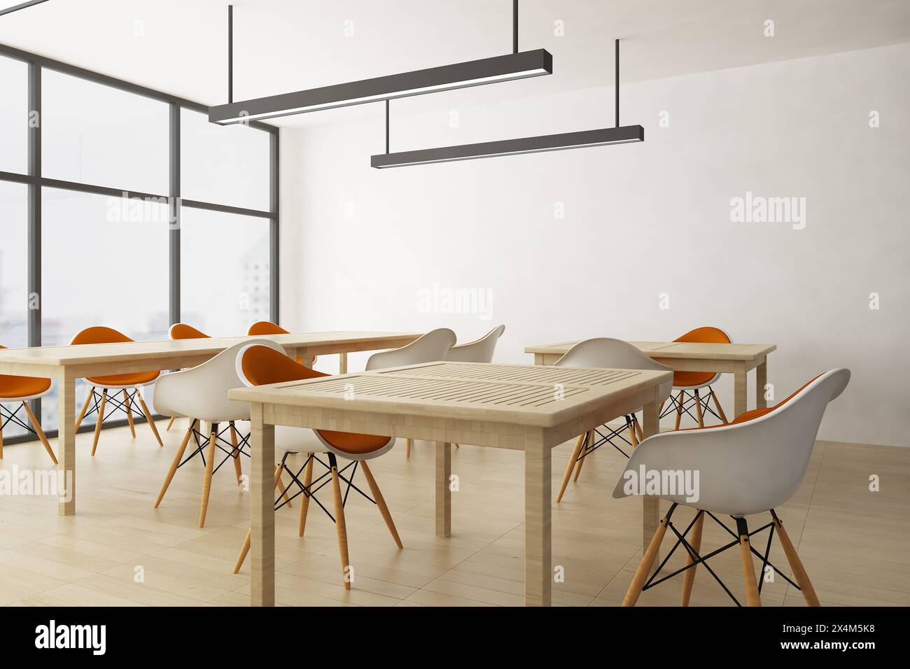 Indoor Wall Signage Mockup for Logo Stock Photo - Alamy