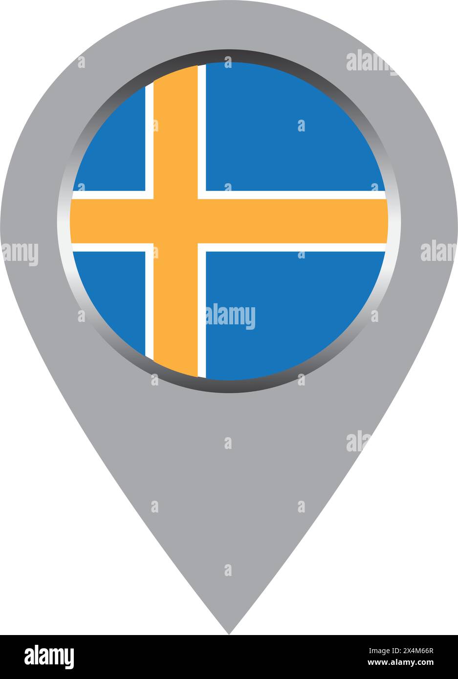 Swedish flag design,vector icon illustration symbol template Stock Vector Image & Art - Alamy