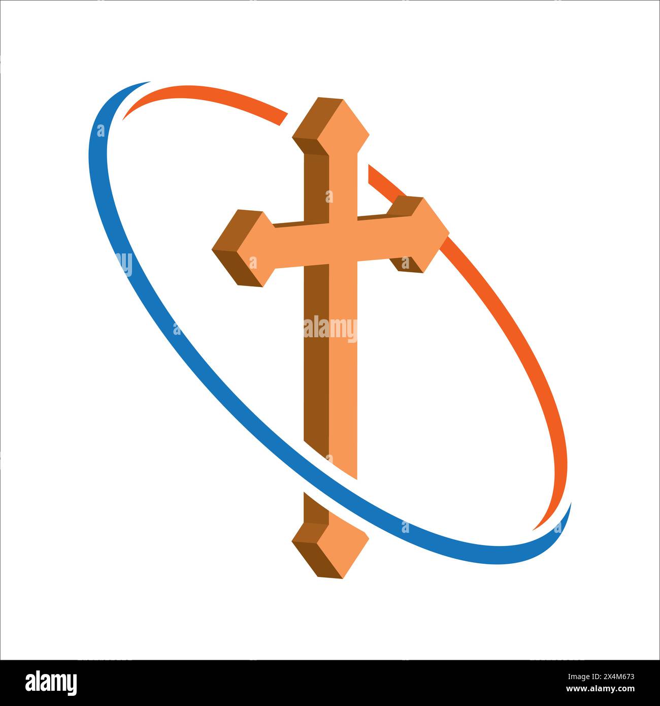 symbol of Christian cross,vector icon illustration design Stock Vector ...