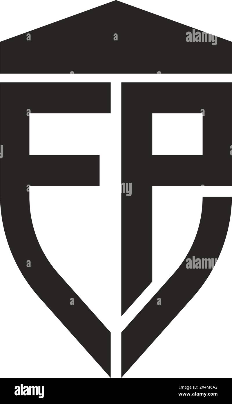 FP letter logo vector design symbol background Stock Vector Image & Art ...