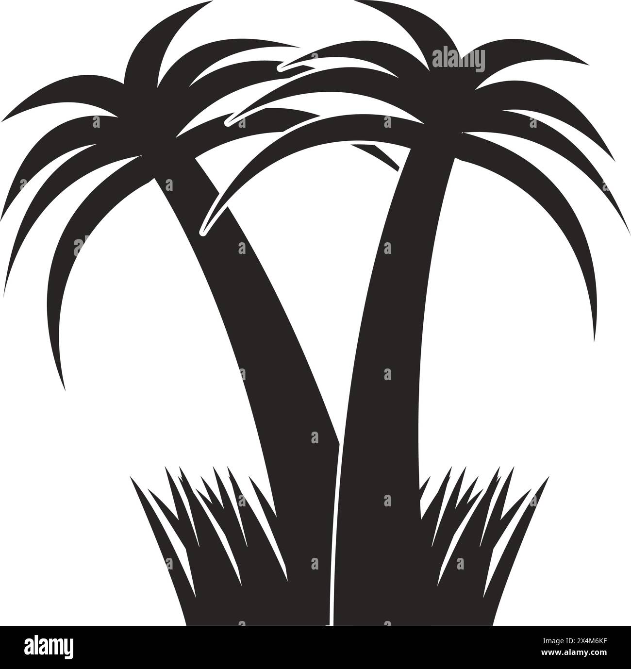 date palm icon vector illustration template design Stock Vector Image ...