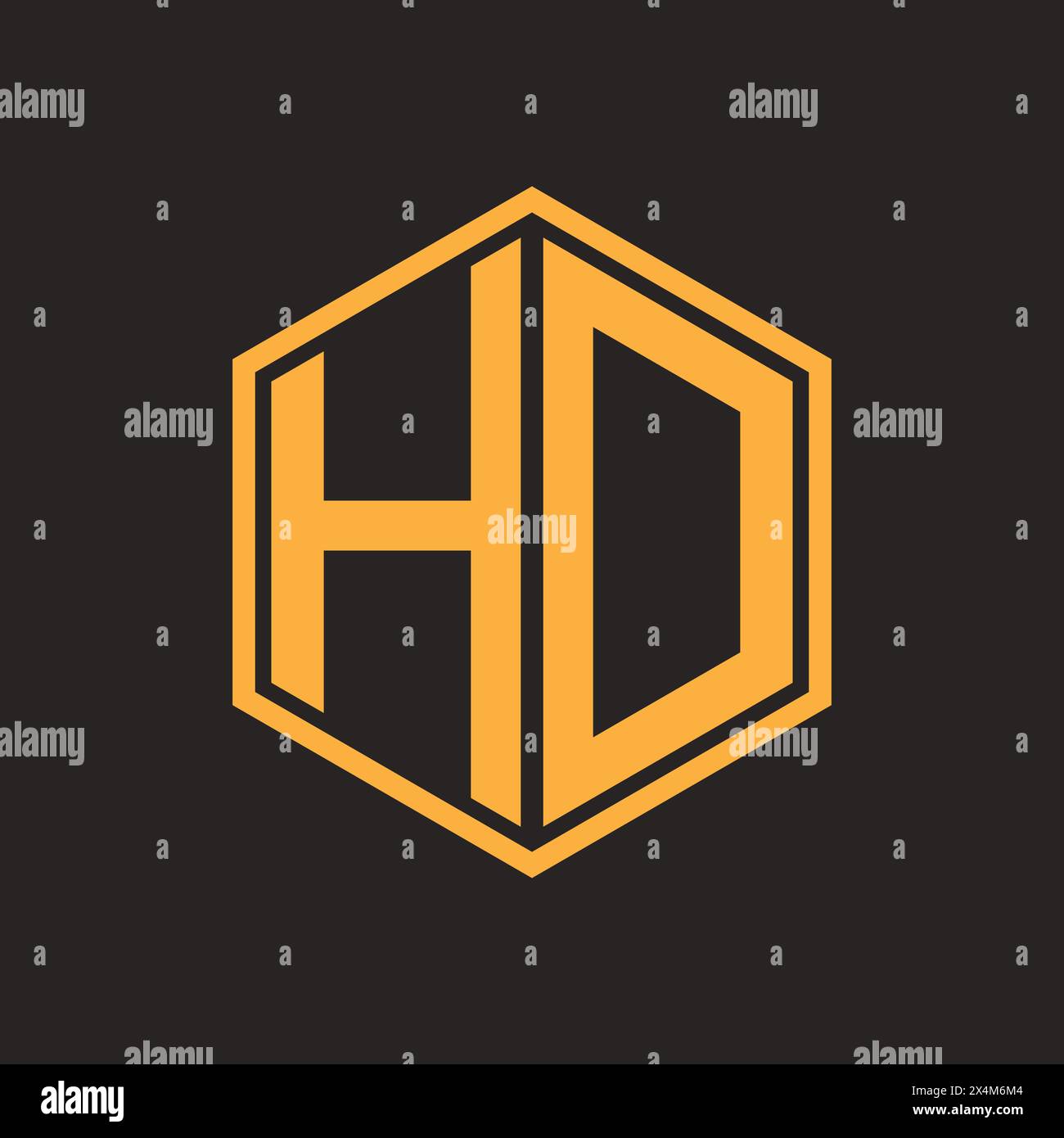 HD letter logo,symbol technology vector design Stock Vector Image & Art ...