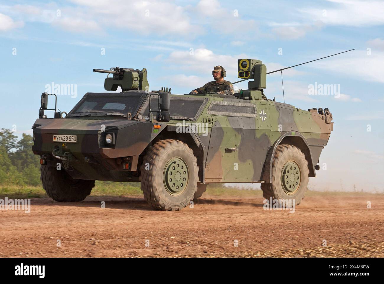 Ein Spähwagen Fennek der Bundeswehr. Ein Spähwagen Fennek der ...