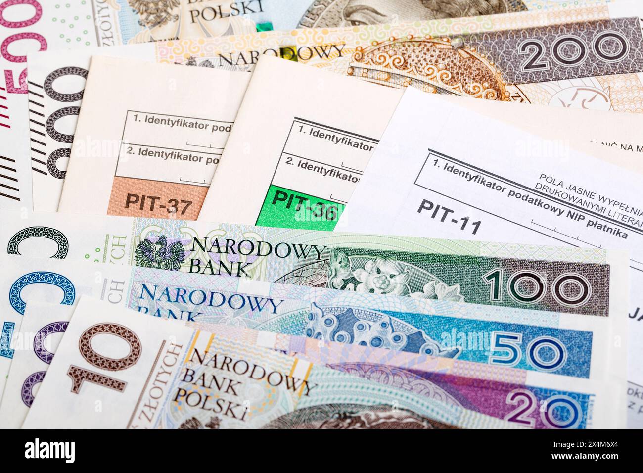 Polish tax returns on the background of Polish money - Zloty Stock ...