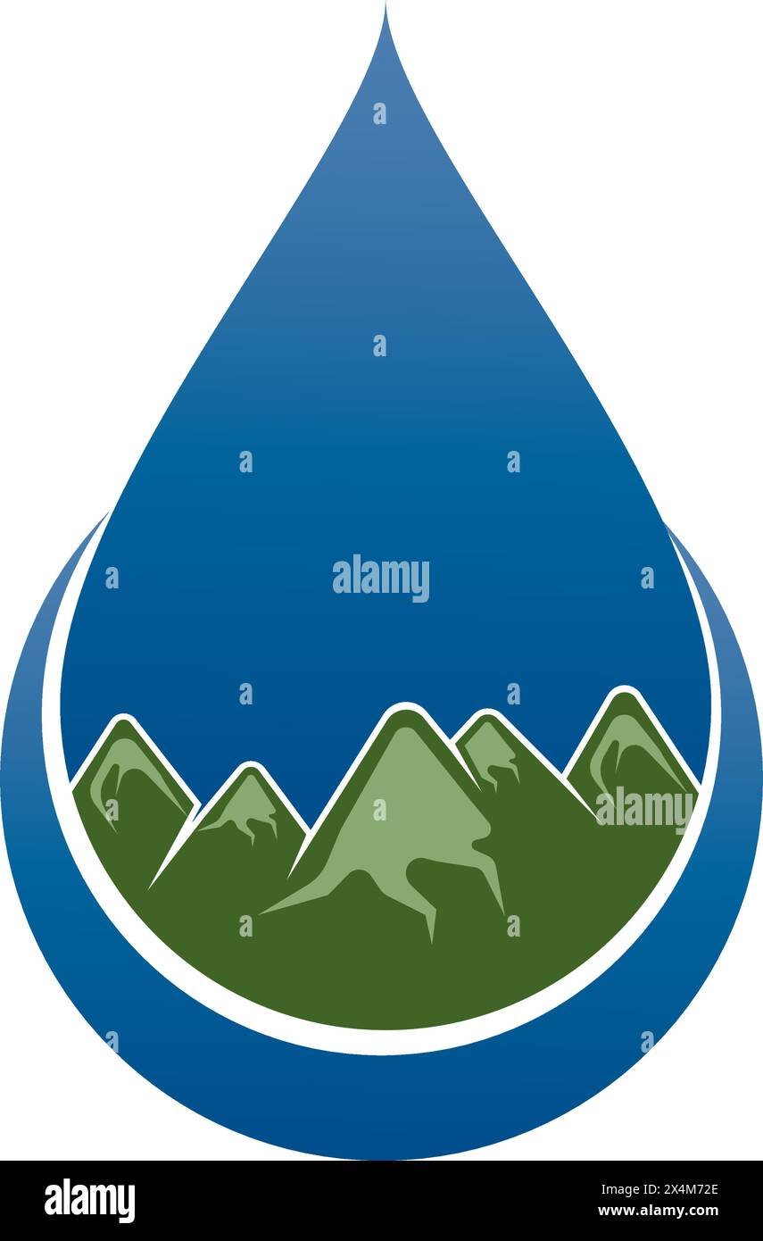 Water drop silhouette hi-res stock photography and images - Alamy