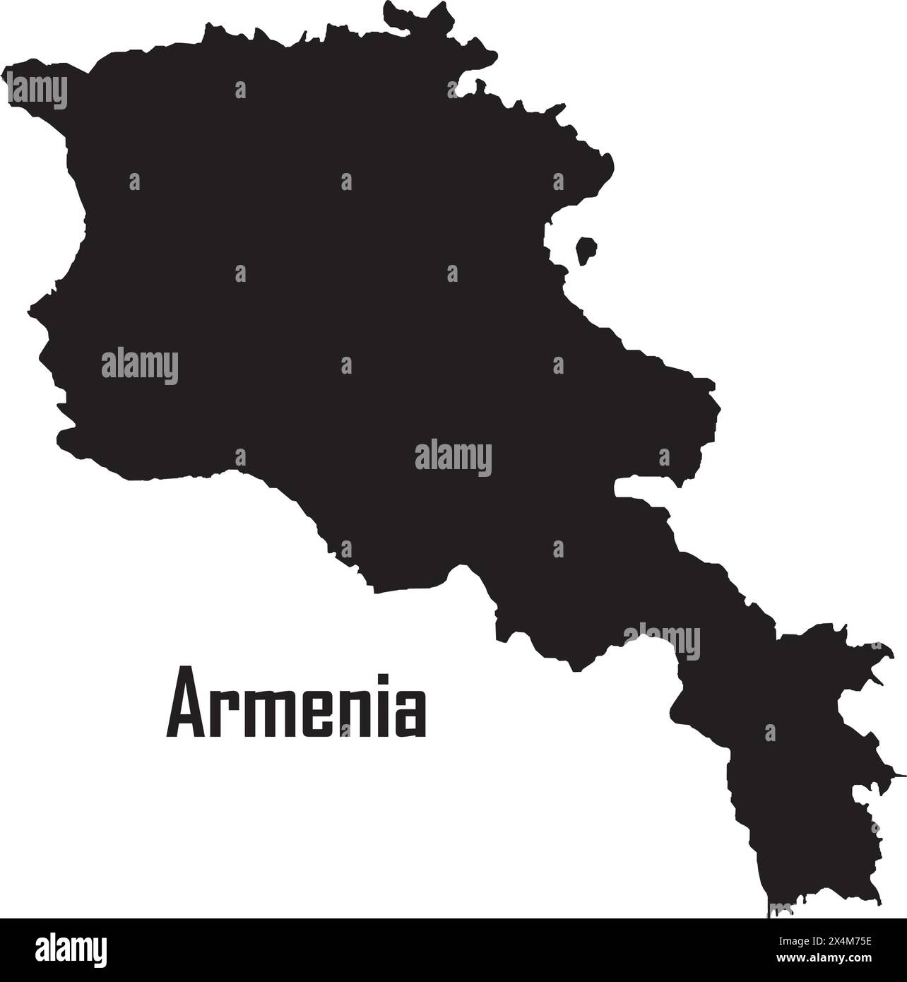 Armenia map icon vector illustration symbol design Stock Vector Image ...