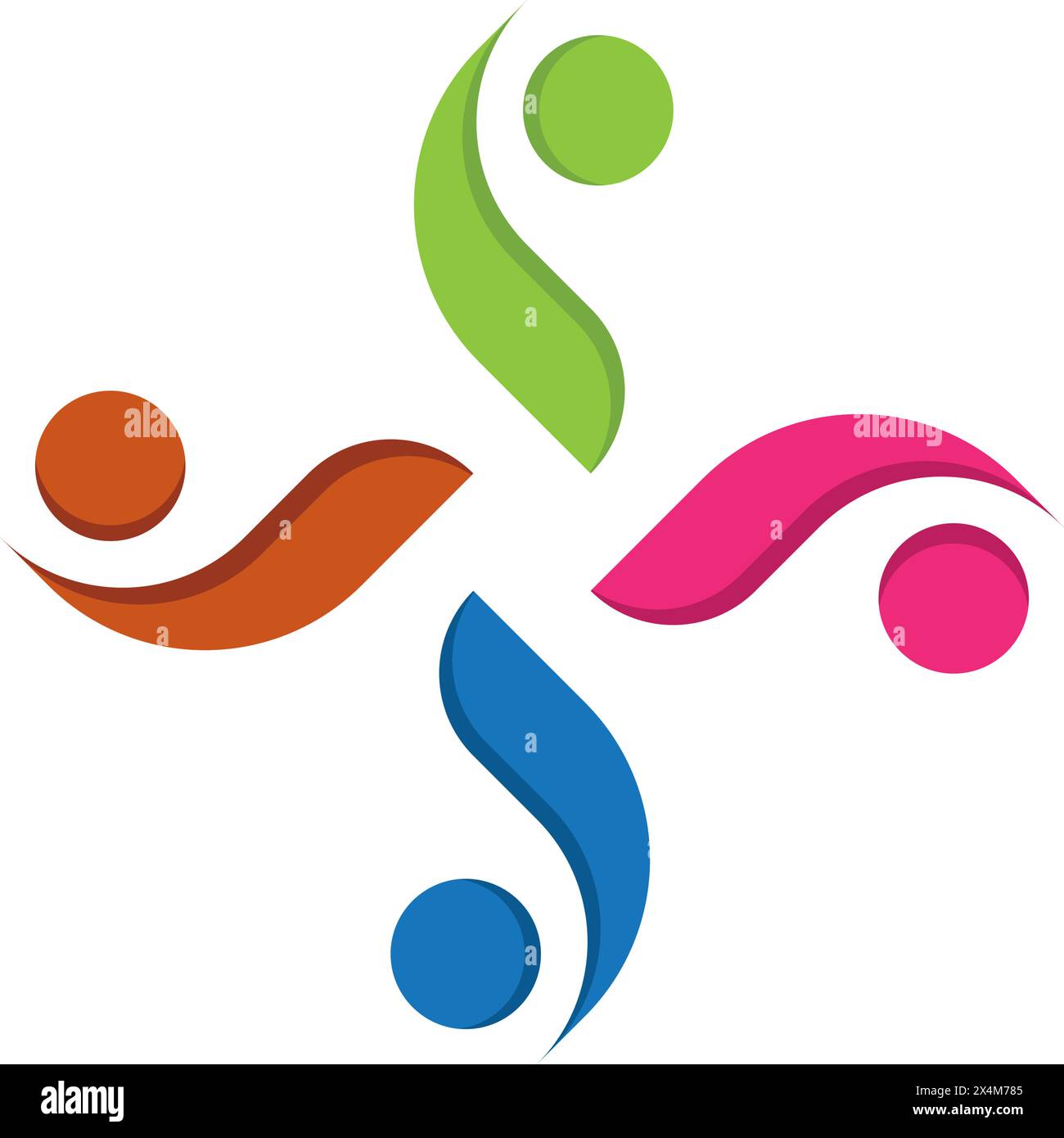 Community logo vector illustration template design Stock Vector Image ...