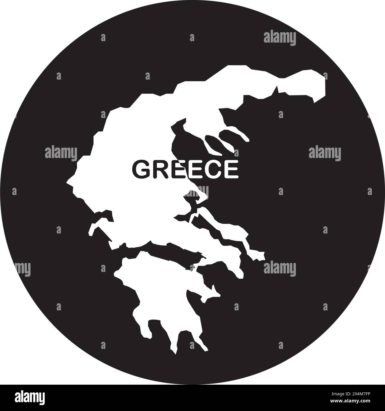 GREECE map icon,vector illustration symbol design Stock Vector Image ...