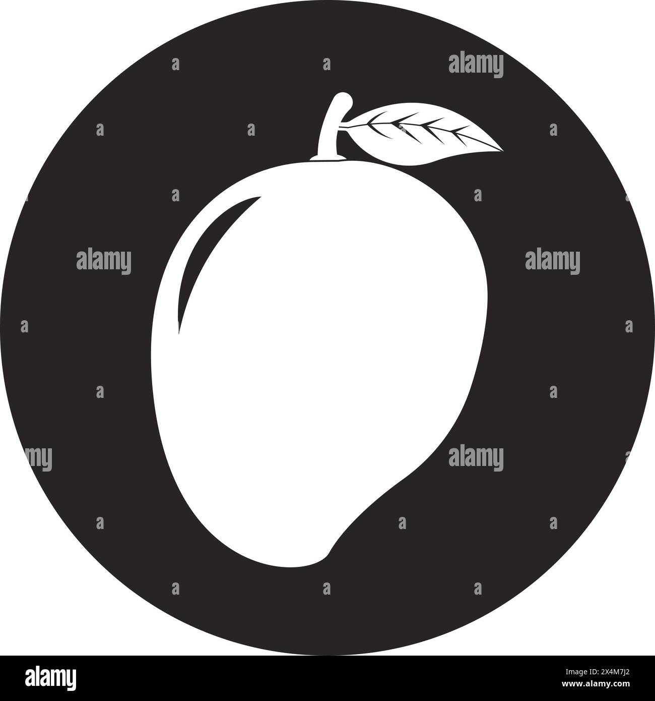 Mango fruit logo,vector illustration symbol design Stock Vector Image ...