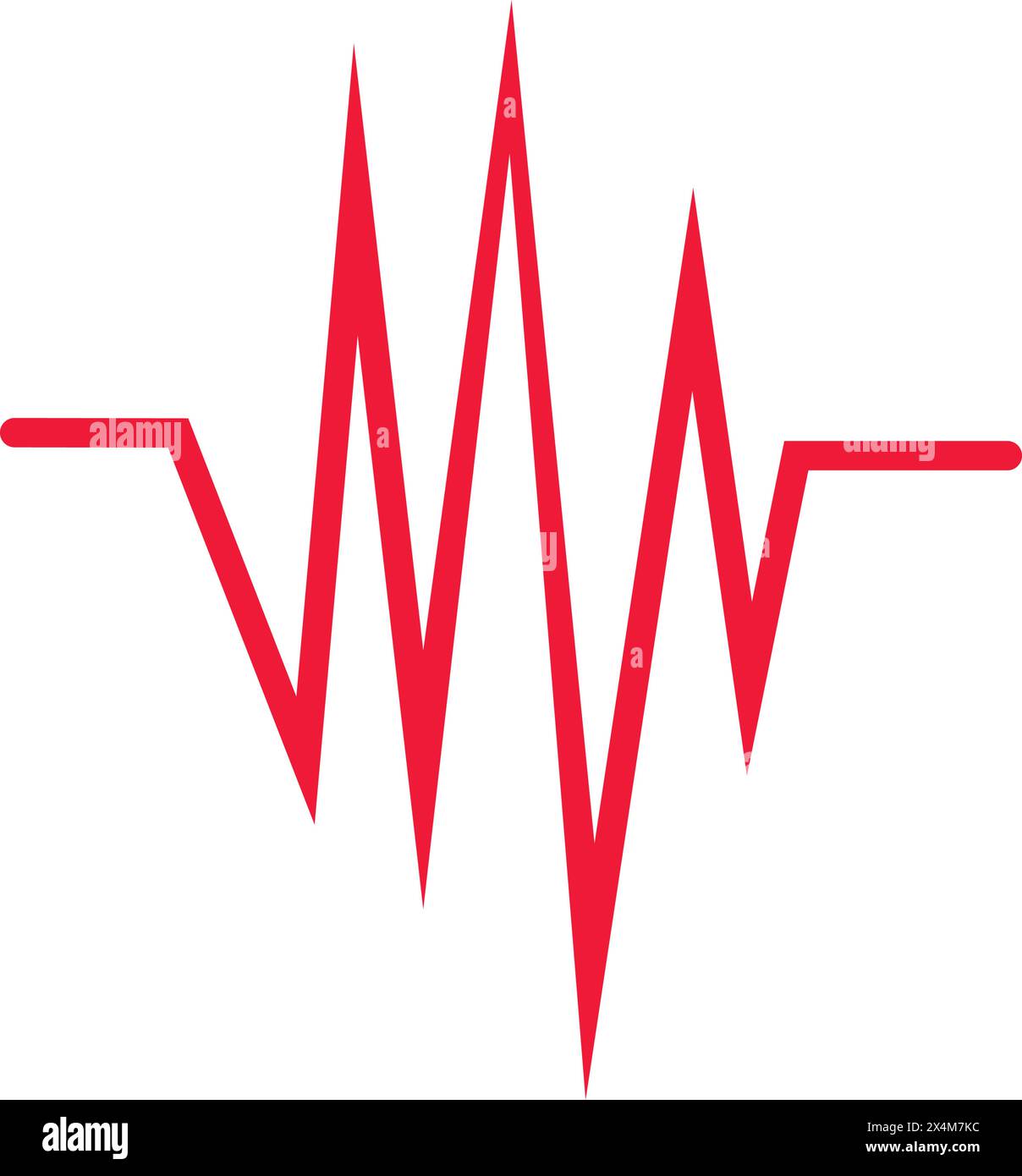 Pulse logo design, vector illustration template Stock Vector Image ...