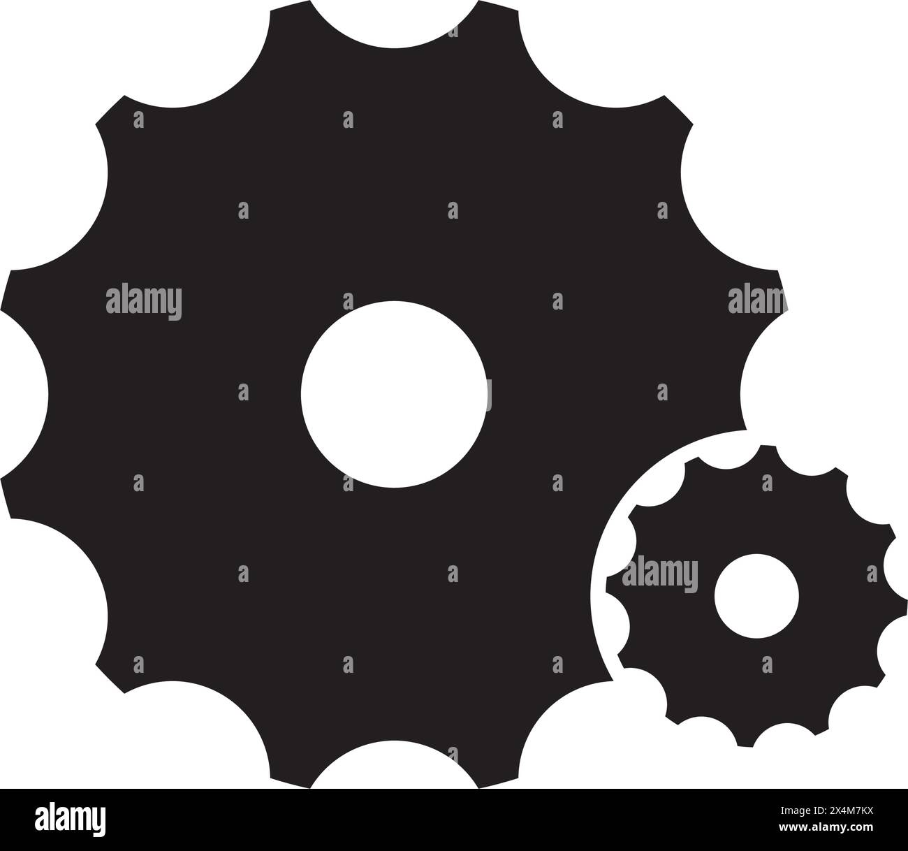 Gear icon vector illustration logo design Stock Vector Image & Art - Alamy