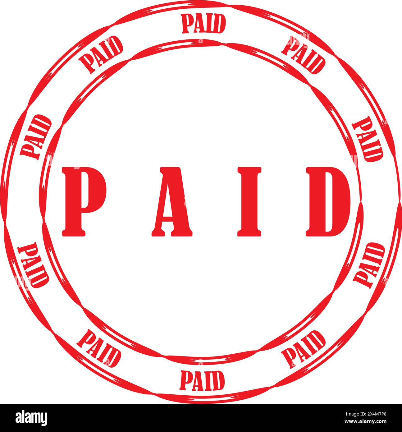 Paid icon vector illustration symbol template Stock Vector Image & Art ...