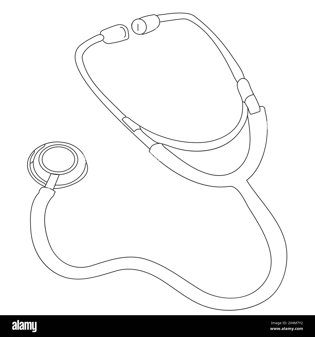 Medical icon stethoscope. Stethoscope sign isolated on white background ...