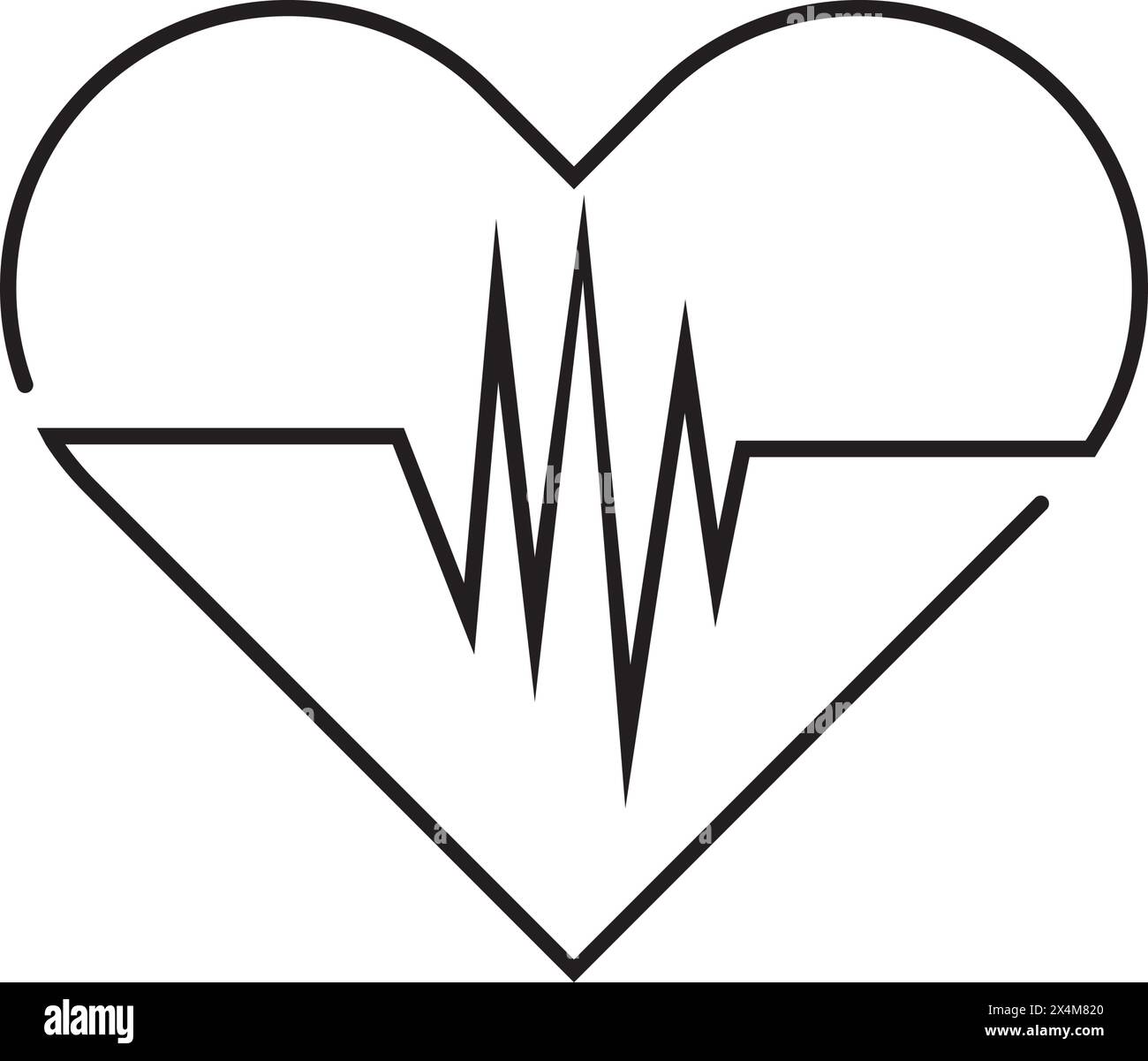 Pulse logo design, vector illustration template Stock Vector Image ...