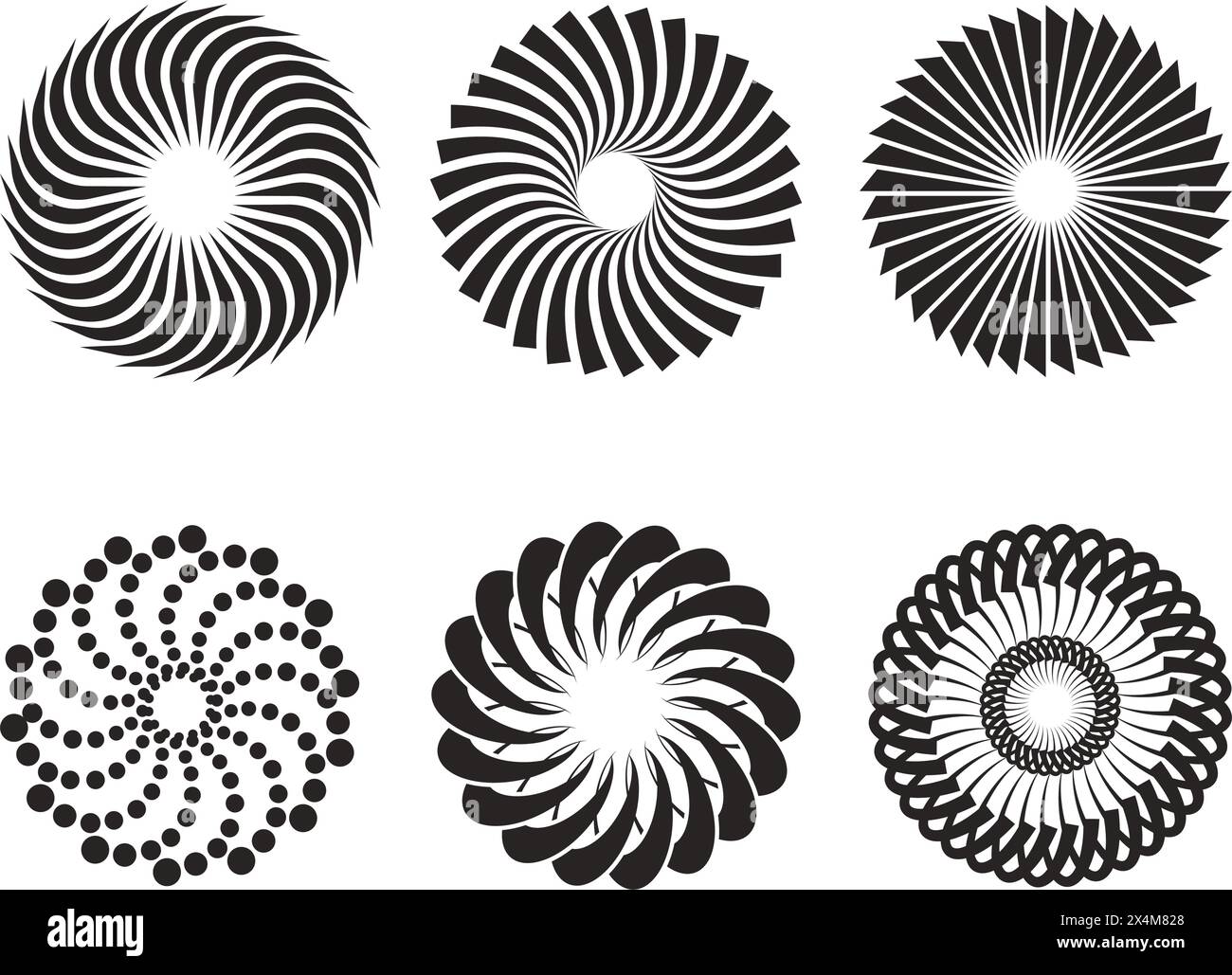 Circular Pattern Icon Vector Illustration Symbol Design Stock Vector