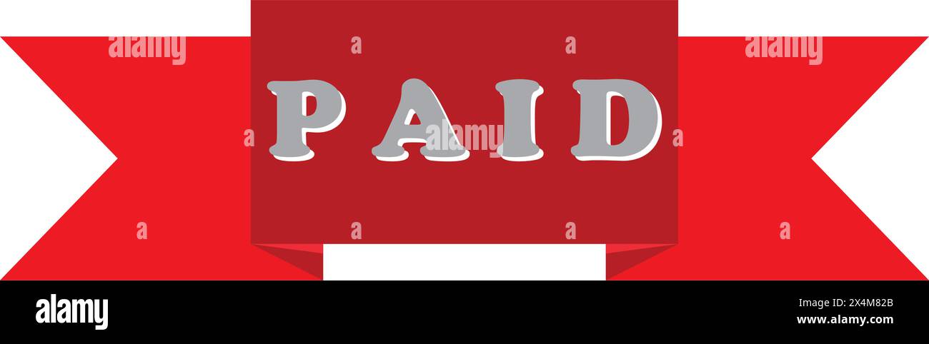 Paid icon vector illustration symbol template Stock Vector Image & Art ...