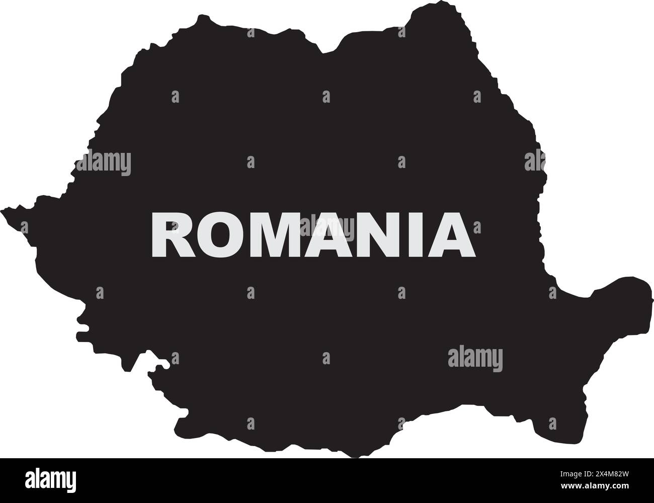 Romania map icon vector illustration symbol design Stock Vector Image ...