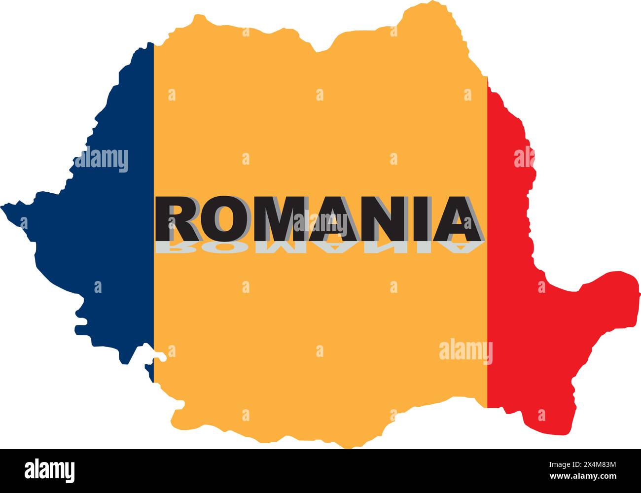 Romania map icon vector illustration symbol design Stock Vector Image ...