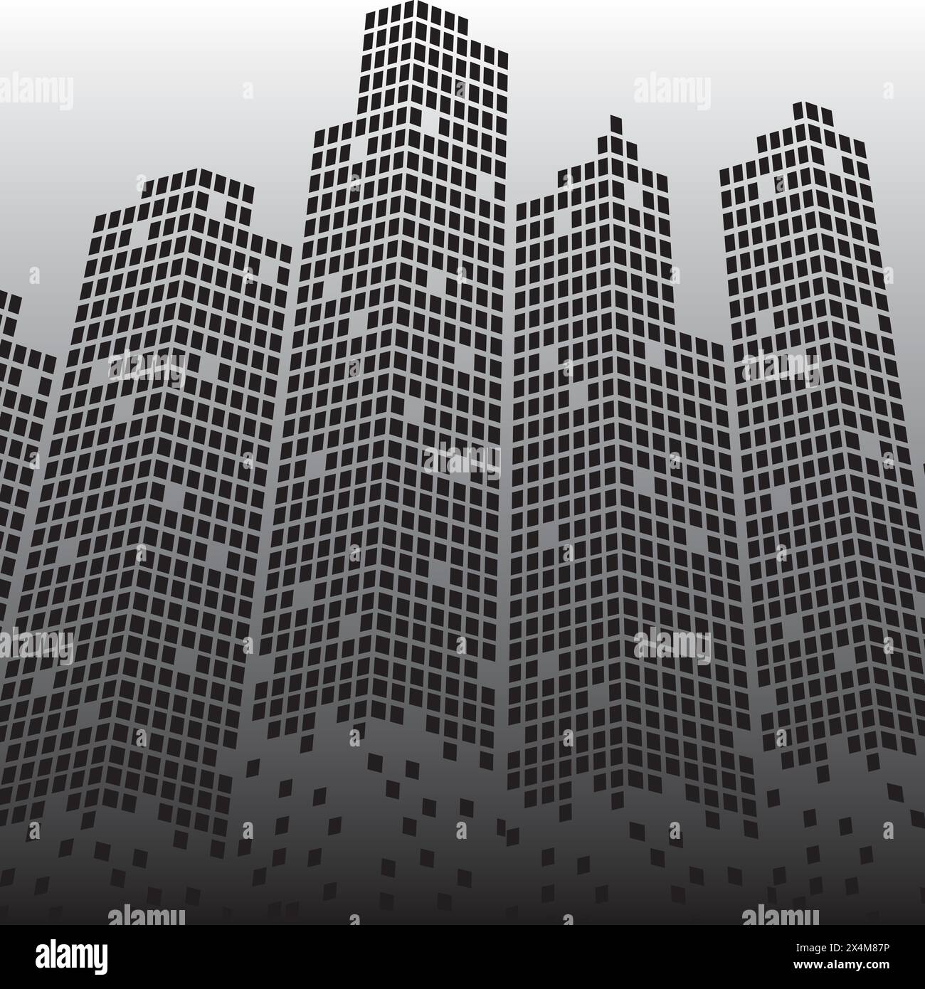 City Skyline animated trailer background vector illustration design ...