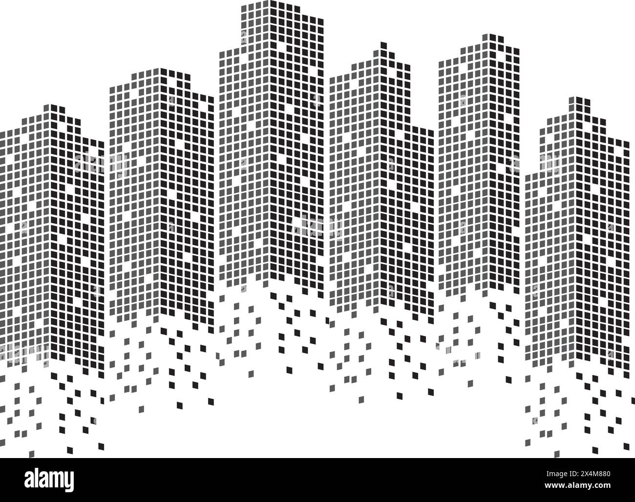 City Skyline animated trailer background vector illustration design ...