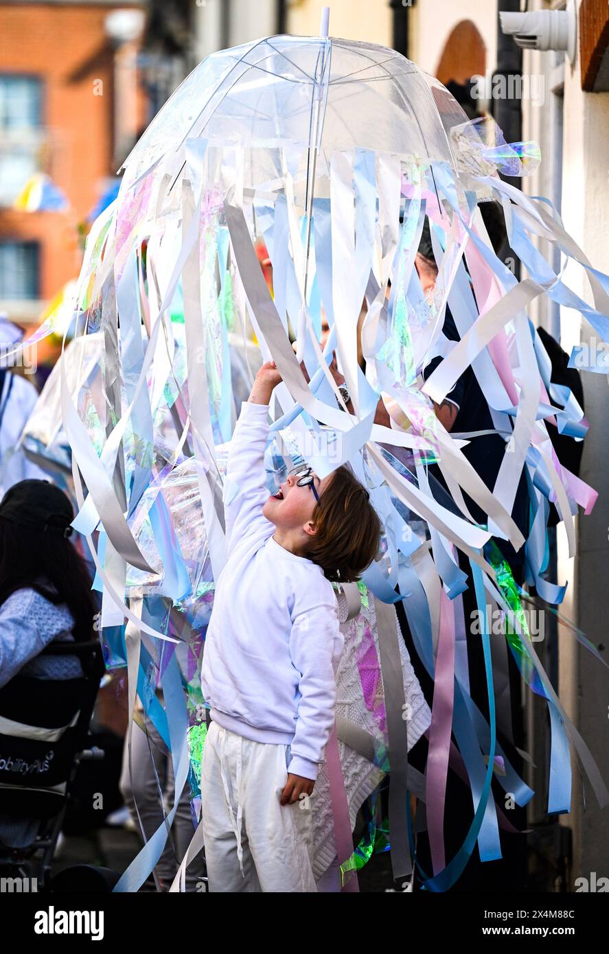 Brighton UK 4th May 2024 - Thousands of students , teachers and parents ...