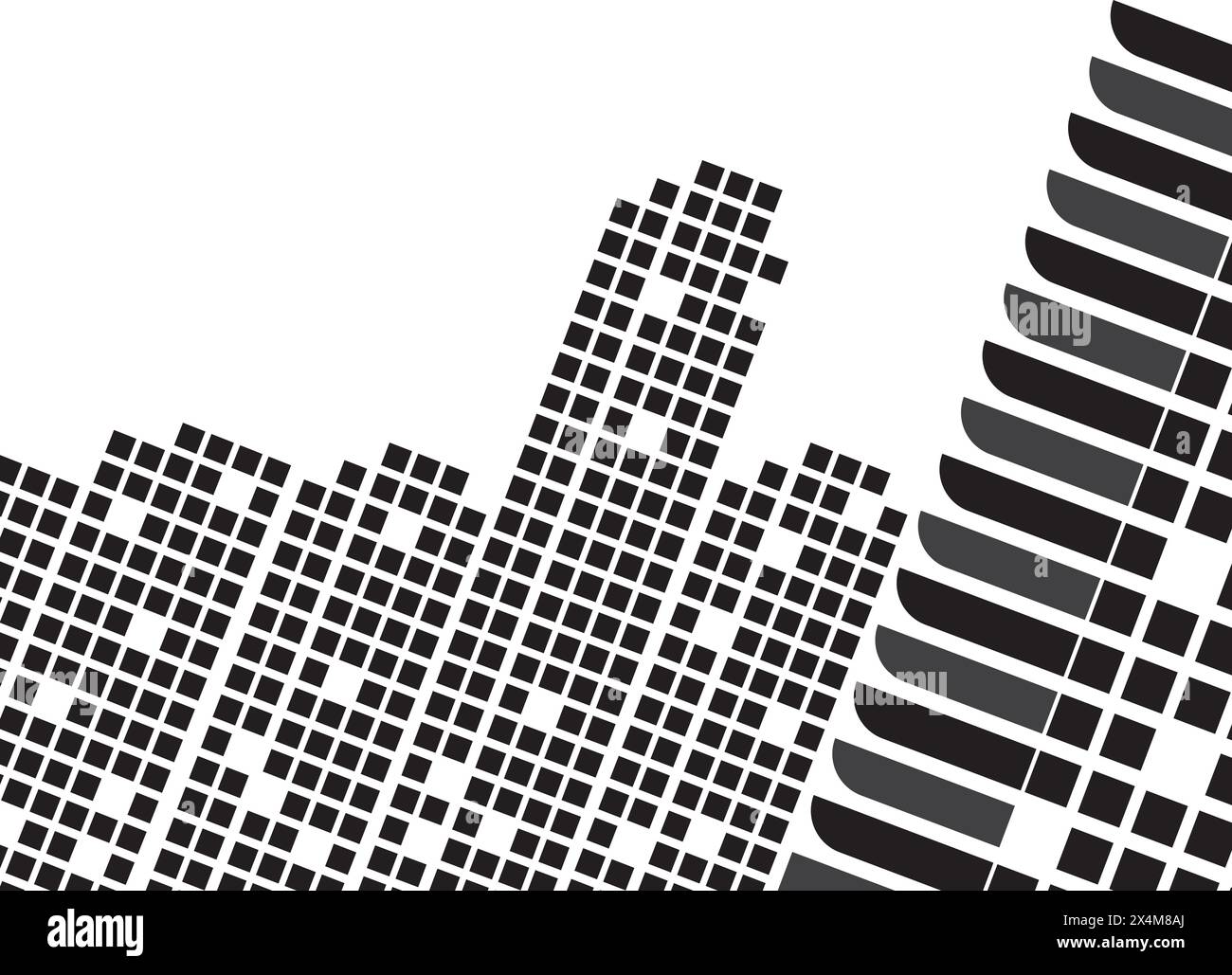 City Skyline animated trailer background vector illustration design ...