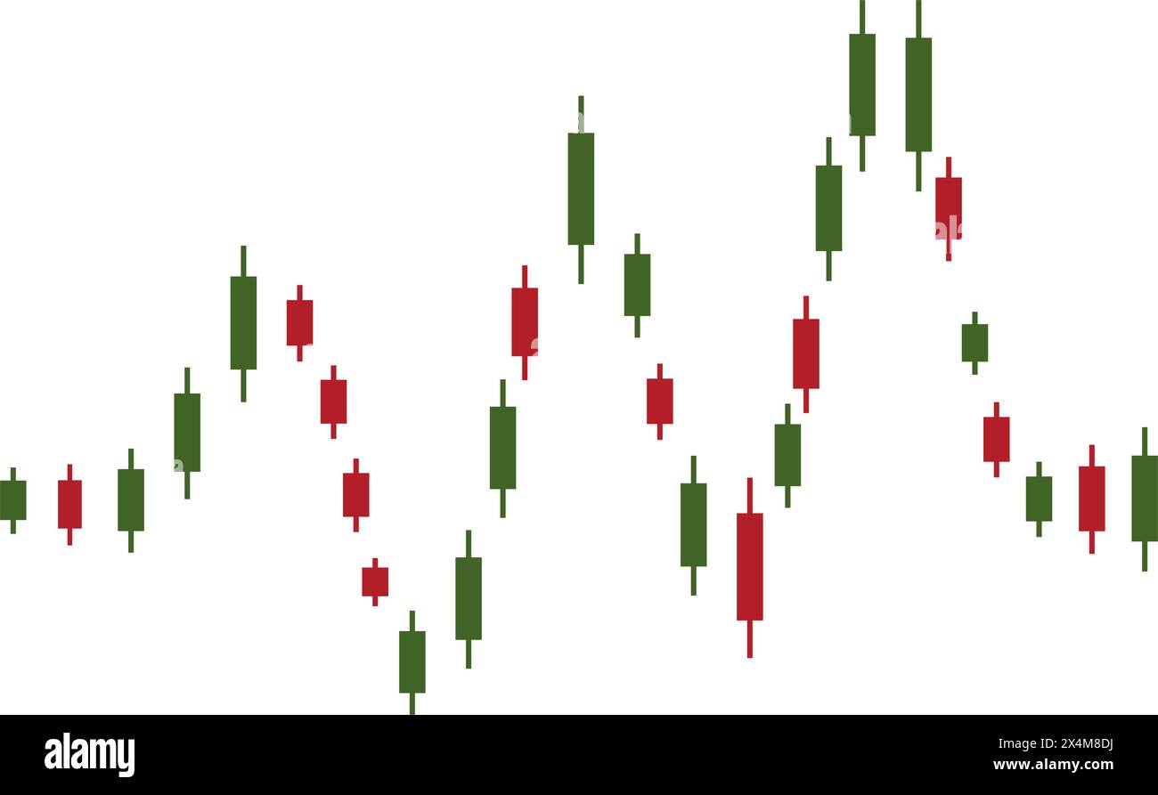 Stock market screen chart Stock Vector Images - Alamy