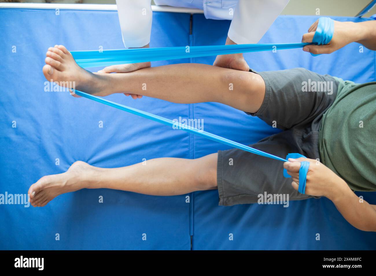 Doctors are examining patient muscle injuries and doing physical ...