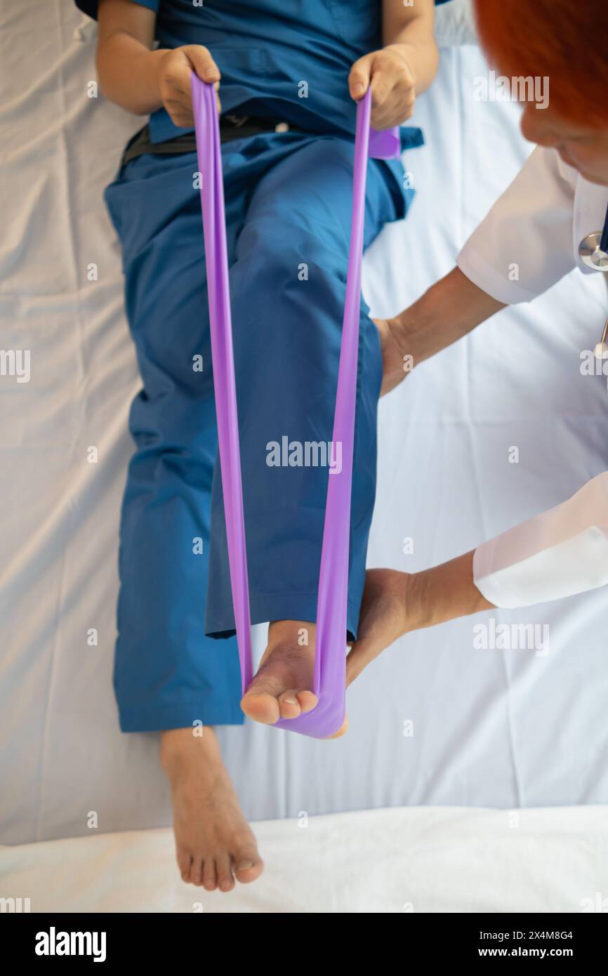 Doctors are examining patient muscle injuries and doing physical ...