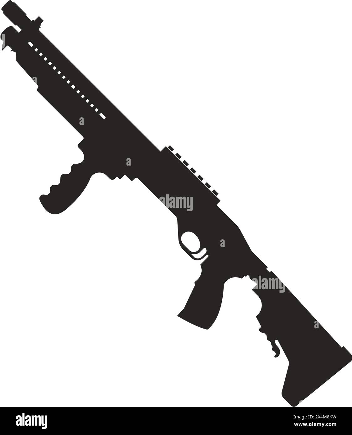 Machine Gun icon vector illustration symbol design Stock Vector Image ...