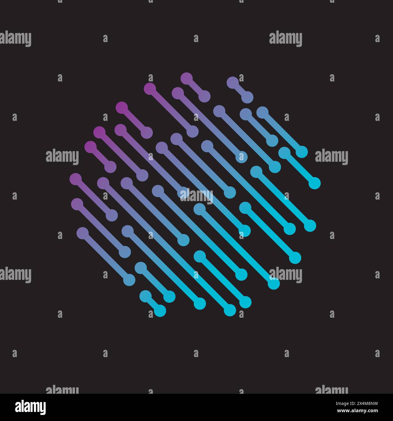 Digital Technology logo vector modern design Stock Vector Image & Art ...