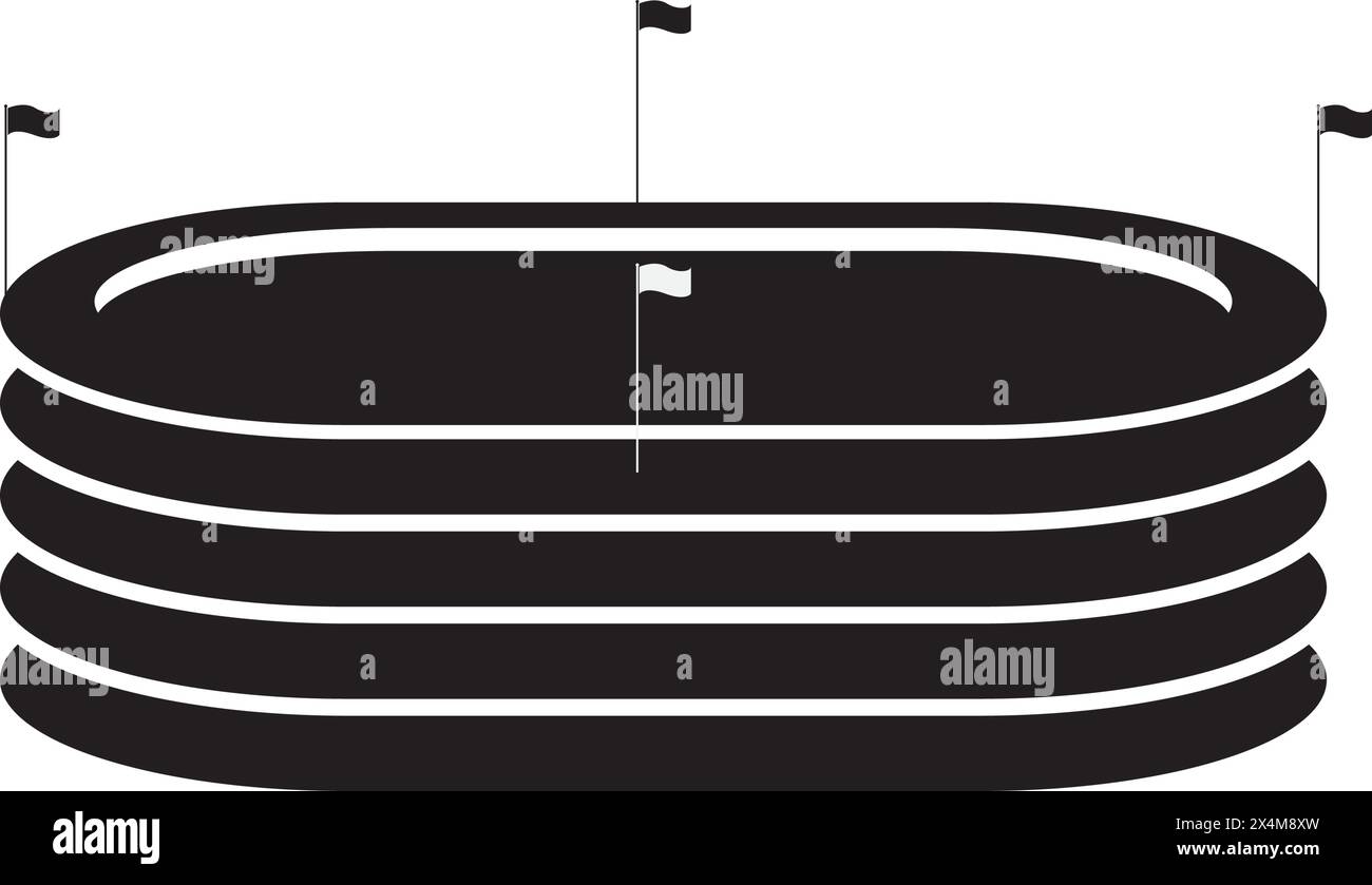 sports stadium icon vector illustration symbol design Stock Vector ...